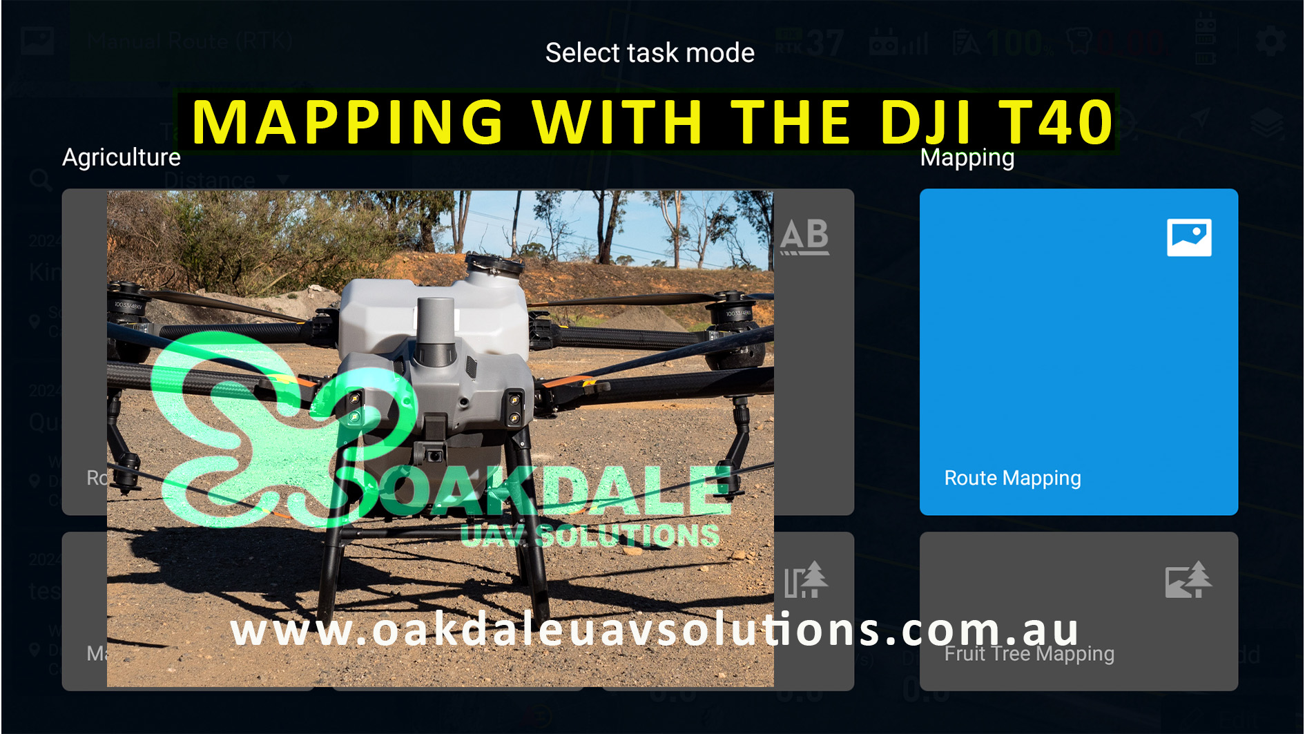 Can you map with a Spray Drone ? - Oakdale UAV Solutions